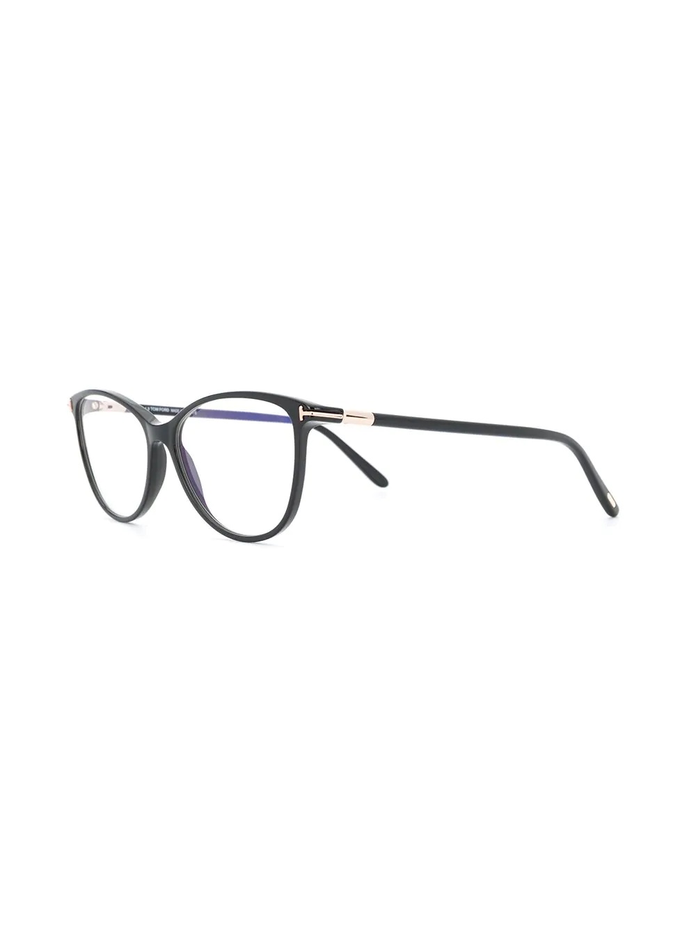 Tom Ford Cat Eye Glasses In Black Modesens