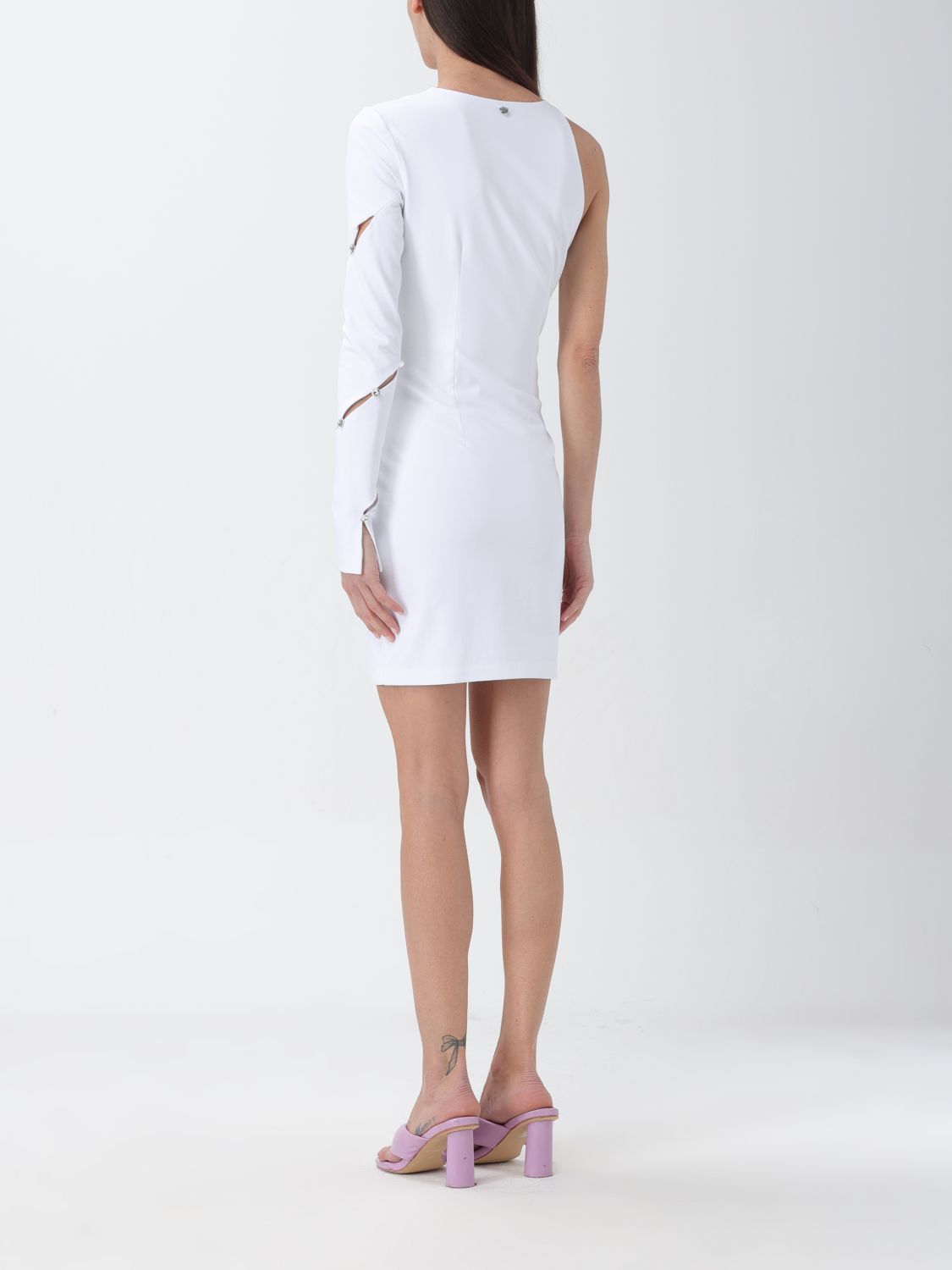 Chiara Ferragni Gem-embellished Mini Dress In White | ModeSens