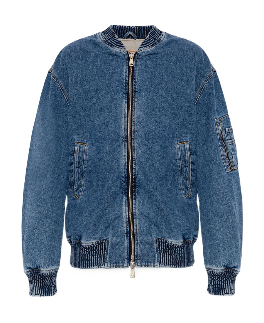 Diesel Zip-fastening Denim Jacket In Blue | ModeSens