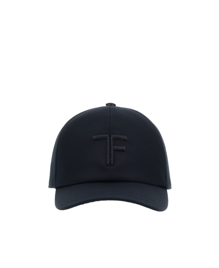 Tom Ford Leather-trimmed Logo-embroidered Cotton-twill Baseball Cap In ...