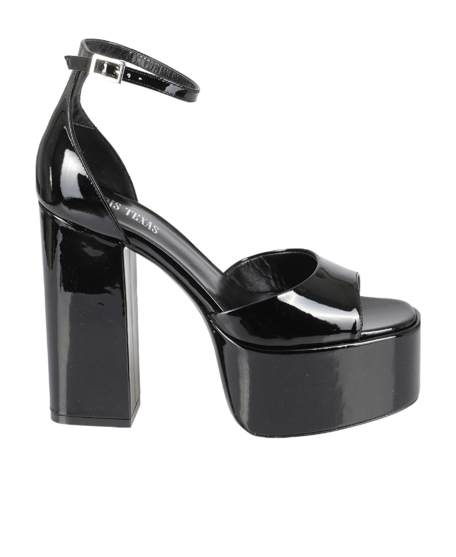Paris Texas Tatiana Platform Sandal In Black | ModeSens