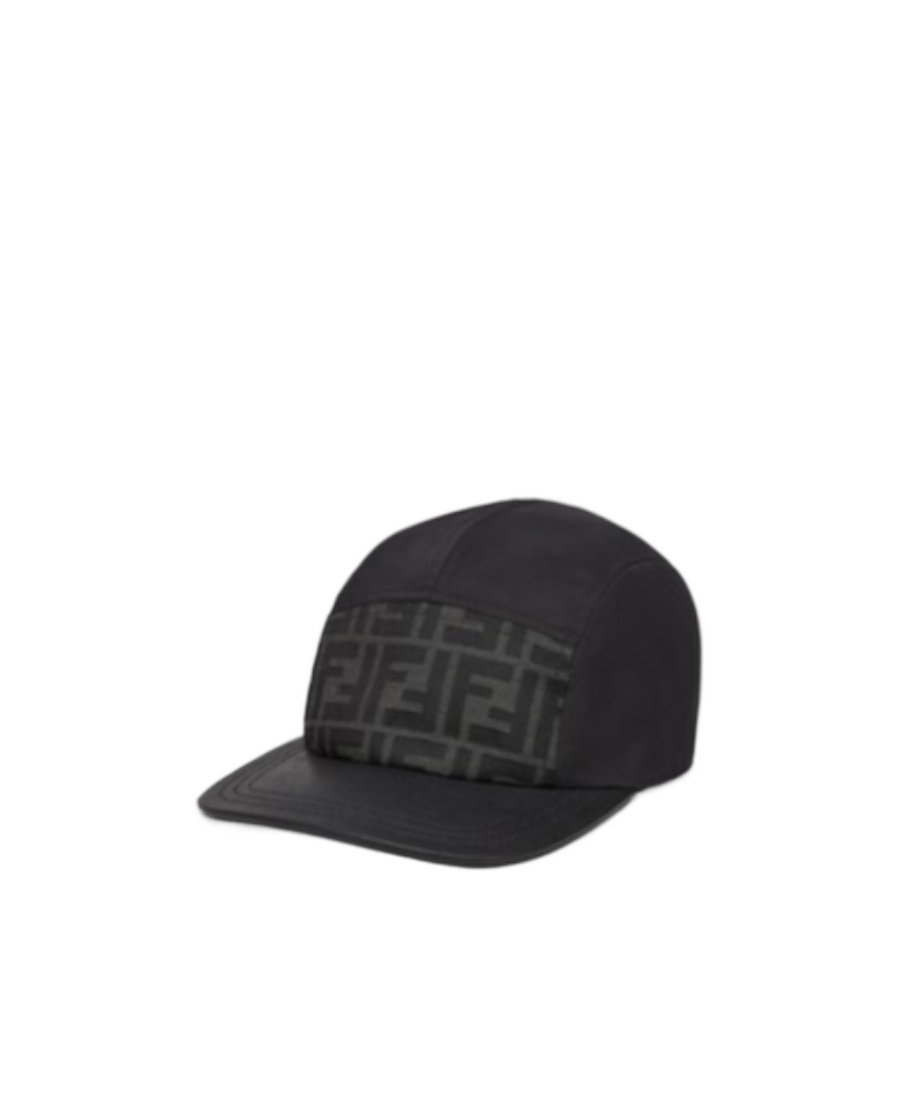 Fendi Ff Logo-jacquard Baseball Cap In Black | ModeSens