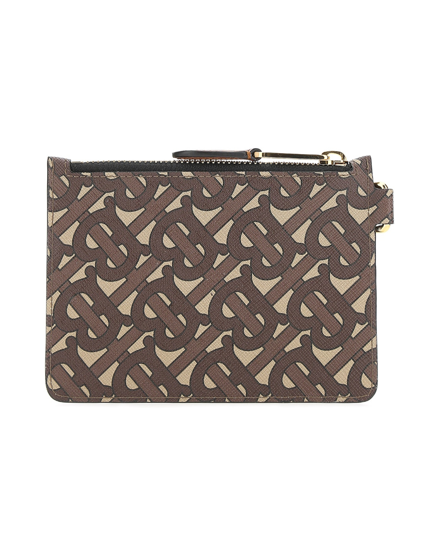 Burberry Monogram-print Wallet In Gray | ModeSens