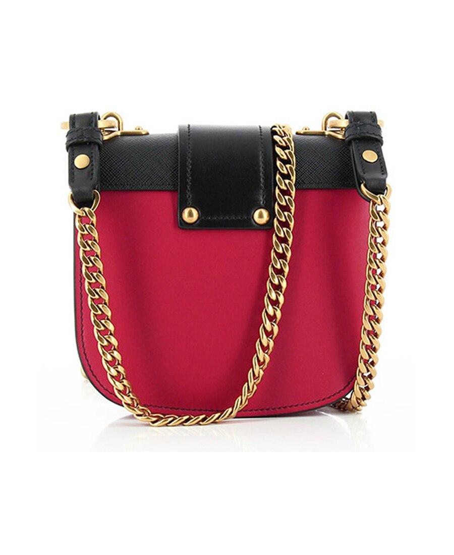 Prada Logo One Shoulder Woc In Red | ModeSens