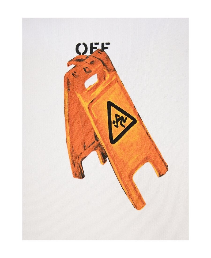 Off-white Pascal Skeleton Painting Hoodie In White | ModeSens