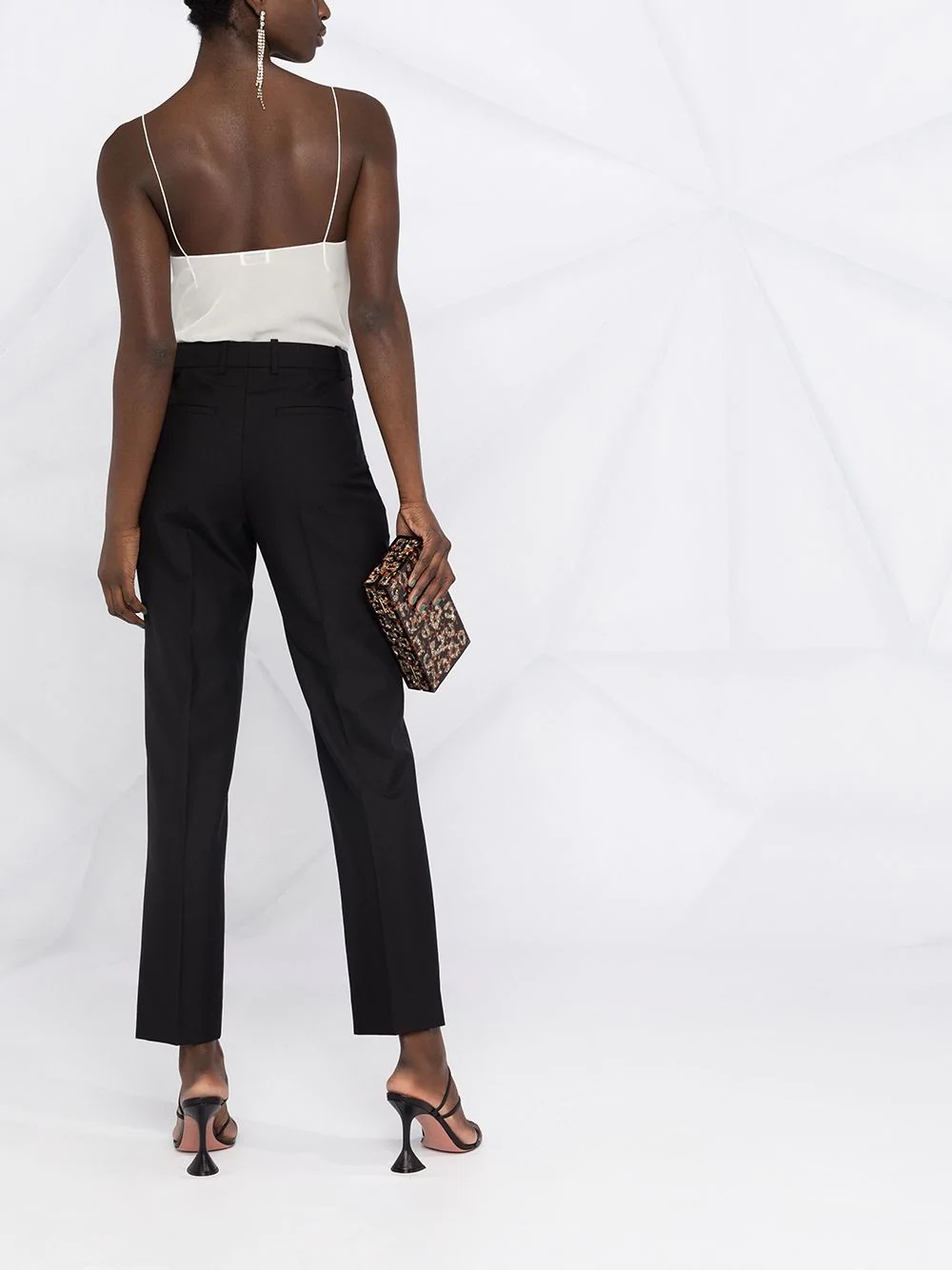 Saint Laurent Sheer Tank Top In White | ModeSens