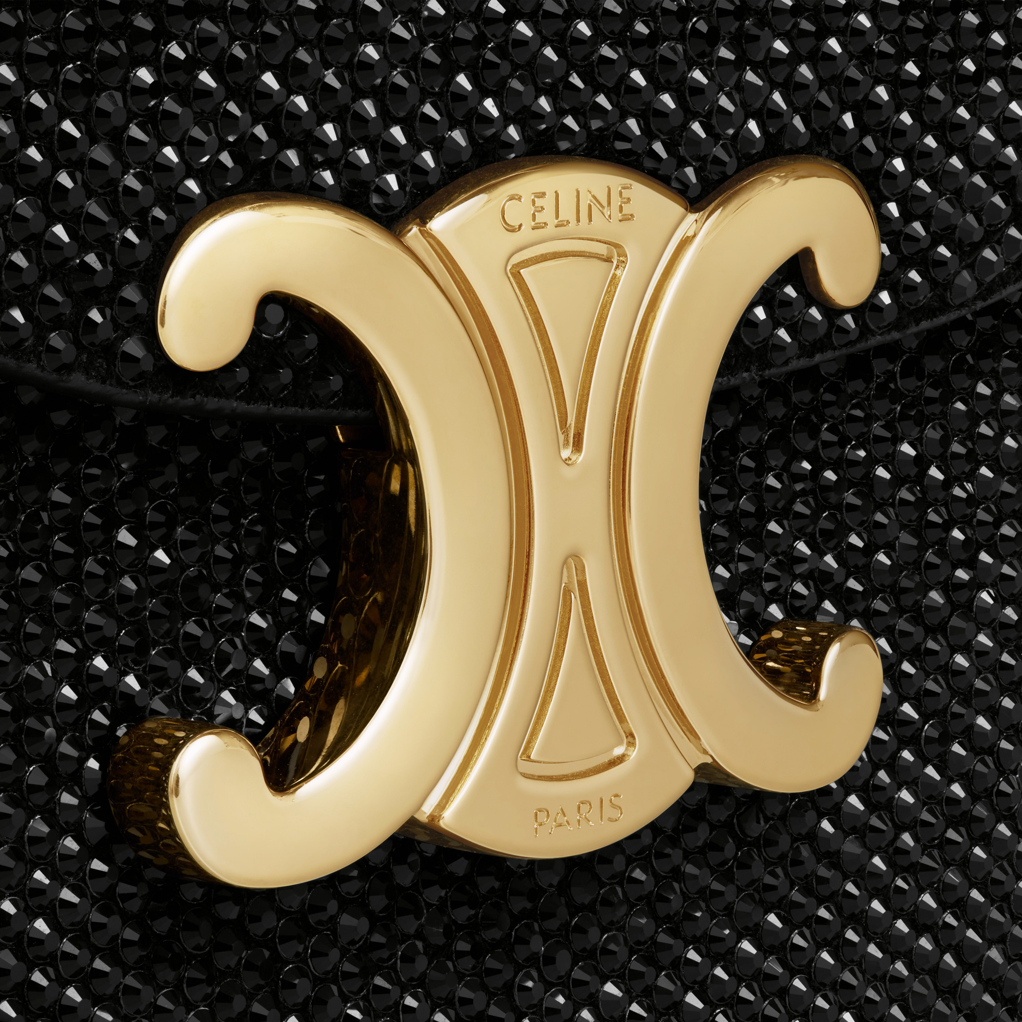 Celine Mini Besace Clamshell Crossbody Bag In Black | ModeSens