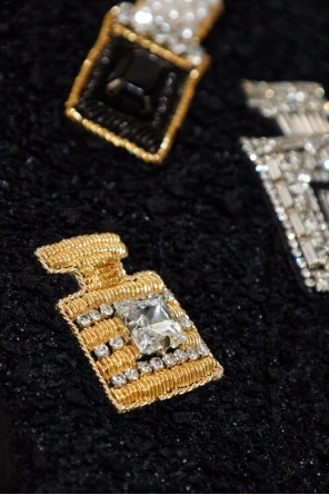 Balmain Patch-embroidered Chain And Pearl Tweed Jacket In Black | ModeSens