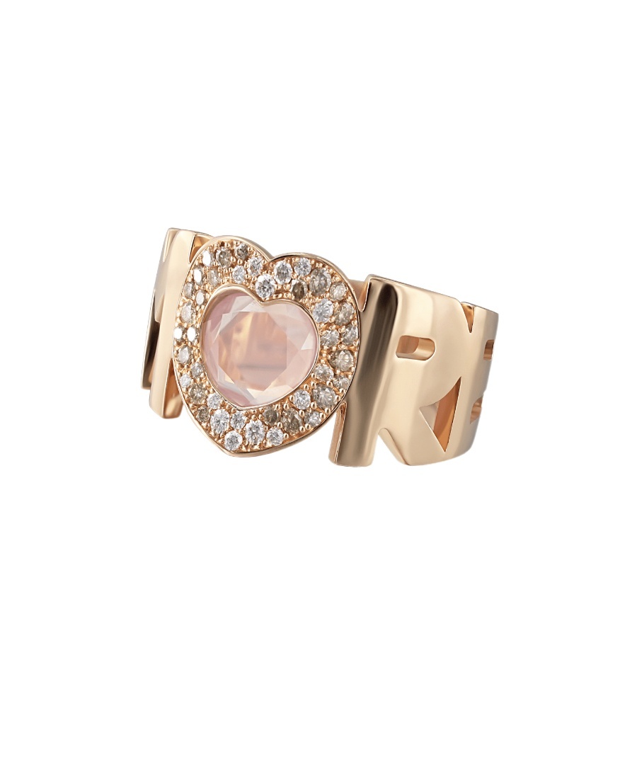 Pasquale Bruni Logo Ring In Yellow | ModeSens