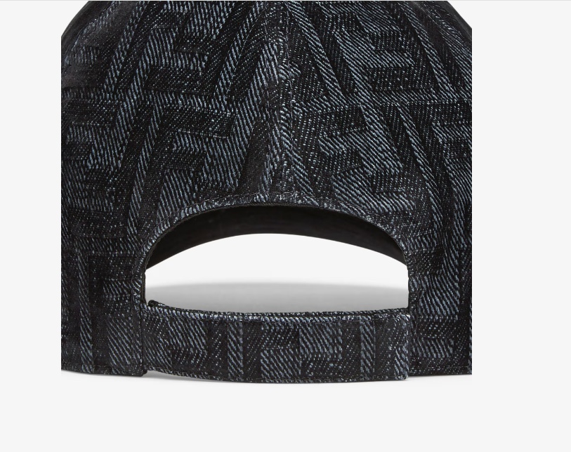 Fendi Ff Cowboy Baseball Cap In Black | ModeSens