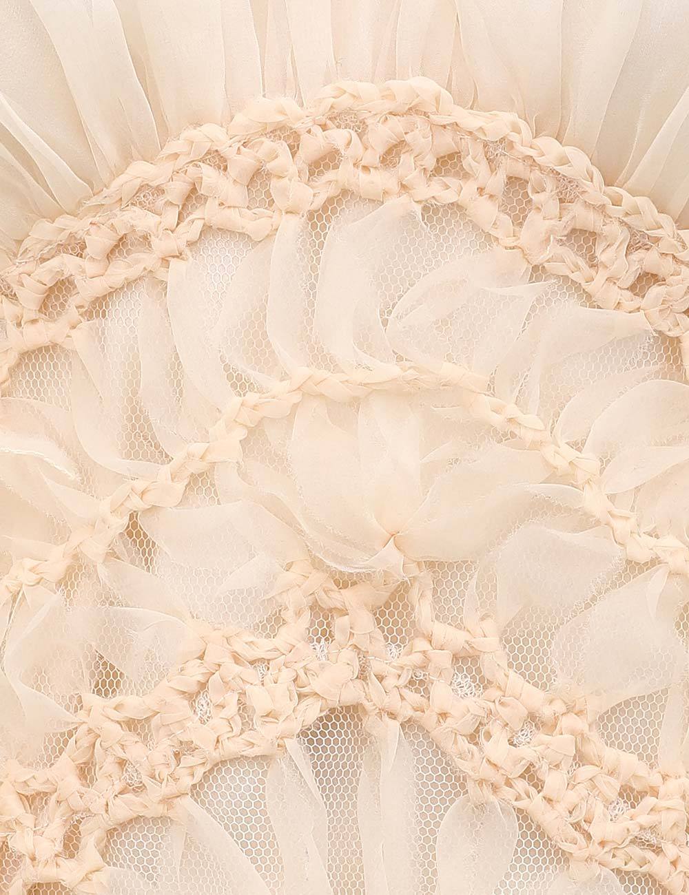 Zimmermann Illuminate Macrame Bodice In Nude | ModeSens