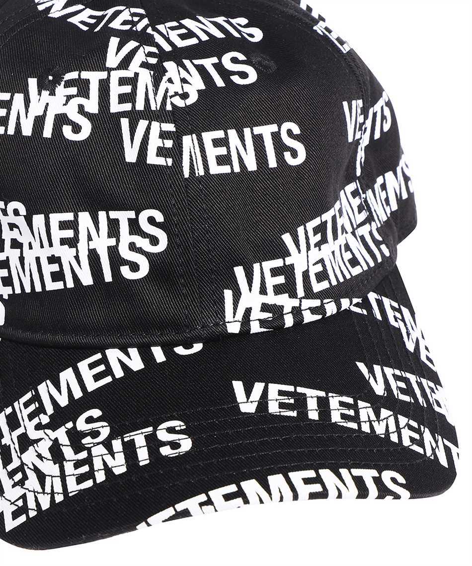 Vetements Logo Baseball Cap In Black | ModeSens