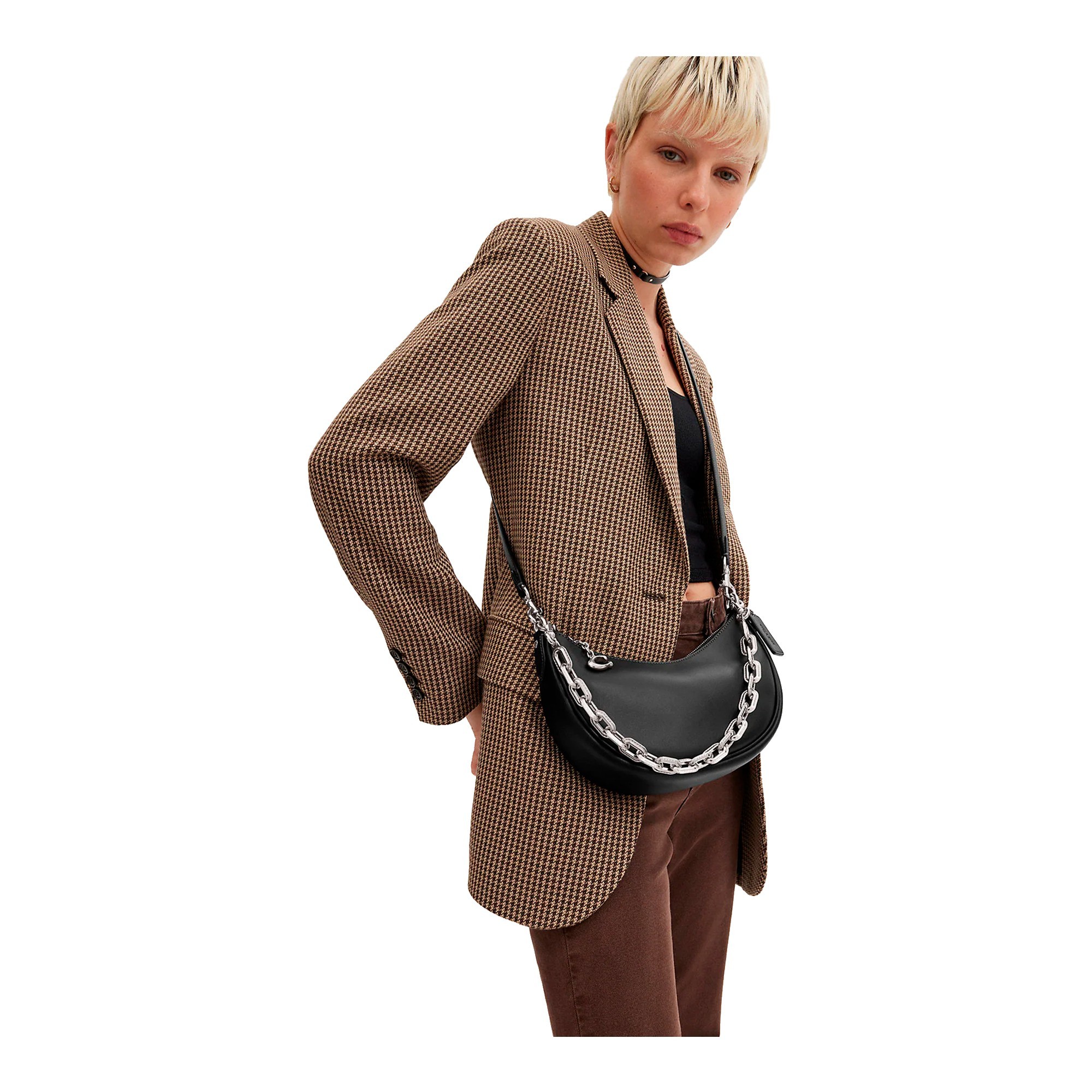 Coach Mira Leather Shoulder Bag In Black | ModeSens