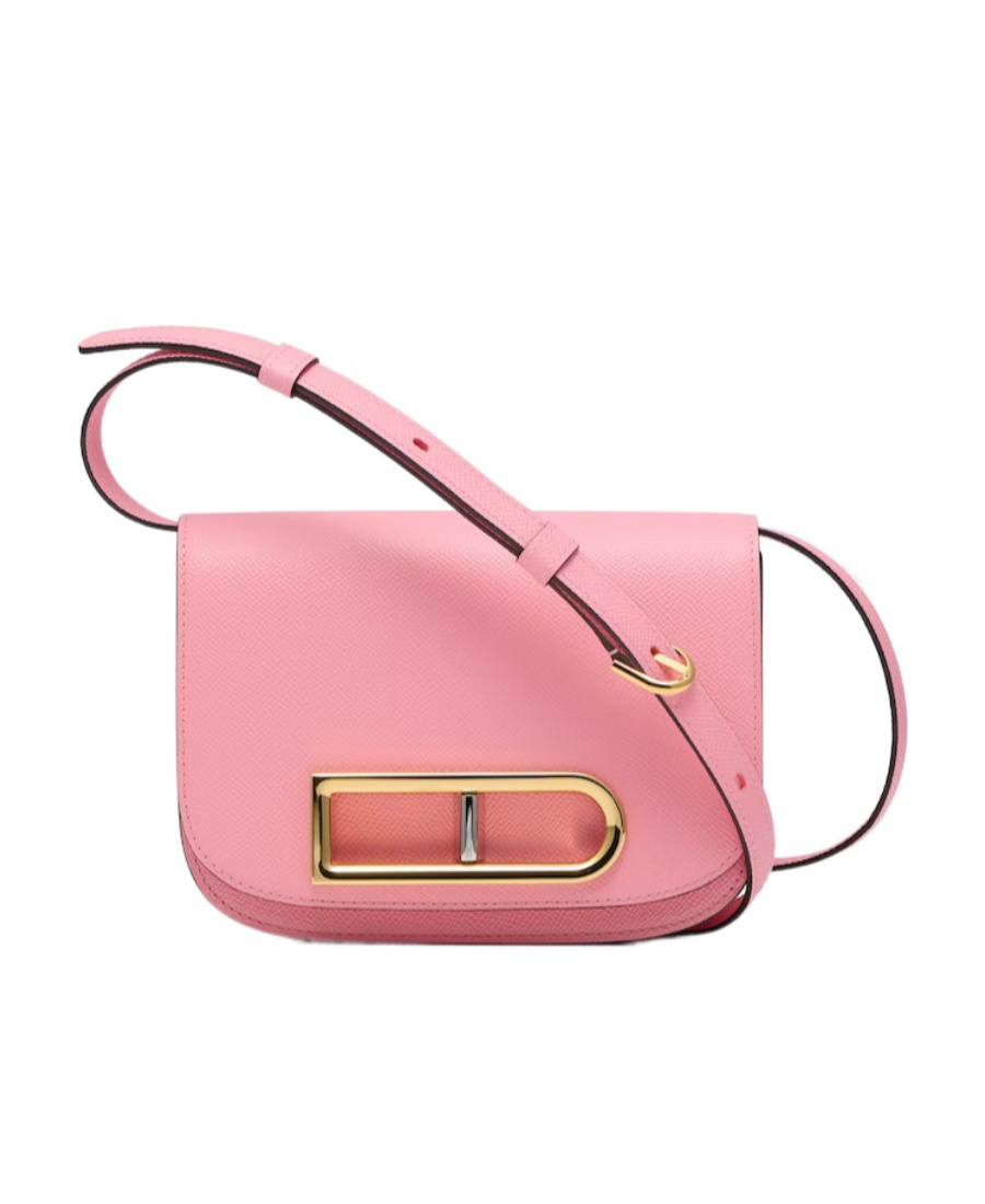 Delvaux Logo Shoulder Bag In Pink | ModeSens
