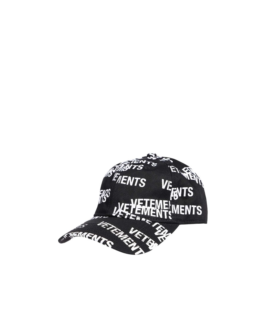 Vetements Logo Baseball Cap In Black | ModeSens