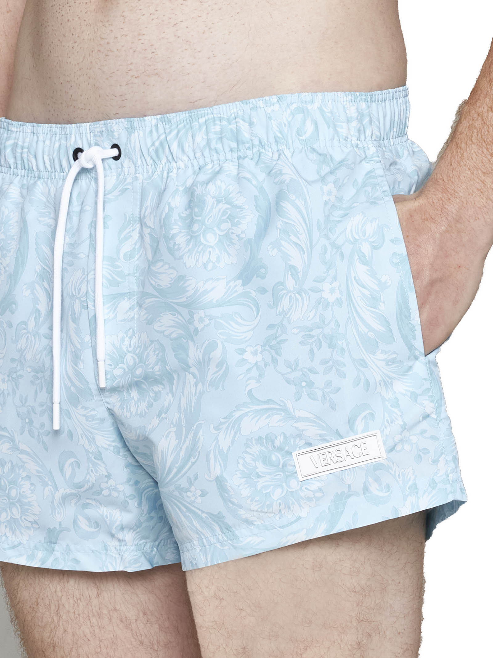 Versace Underwear Sea Clothing In Pale Blue | ModeSens