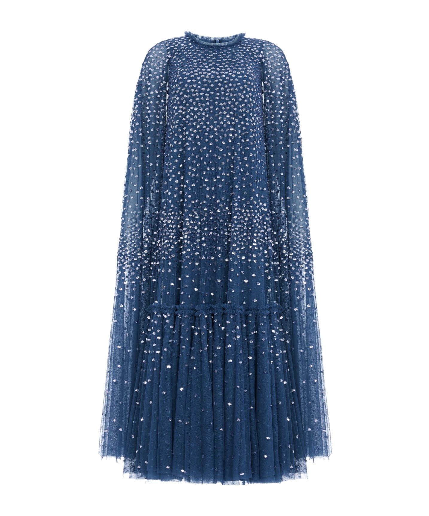 Needle & Thread Sequined Dress In Blue | ModeSens