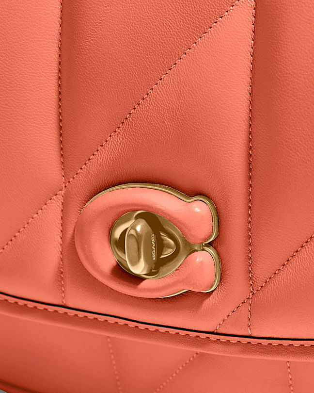 Coach Pillow Madison Quilted Shoulder Bag In Red | ModeSens
