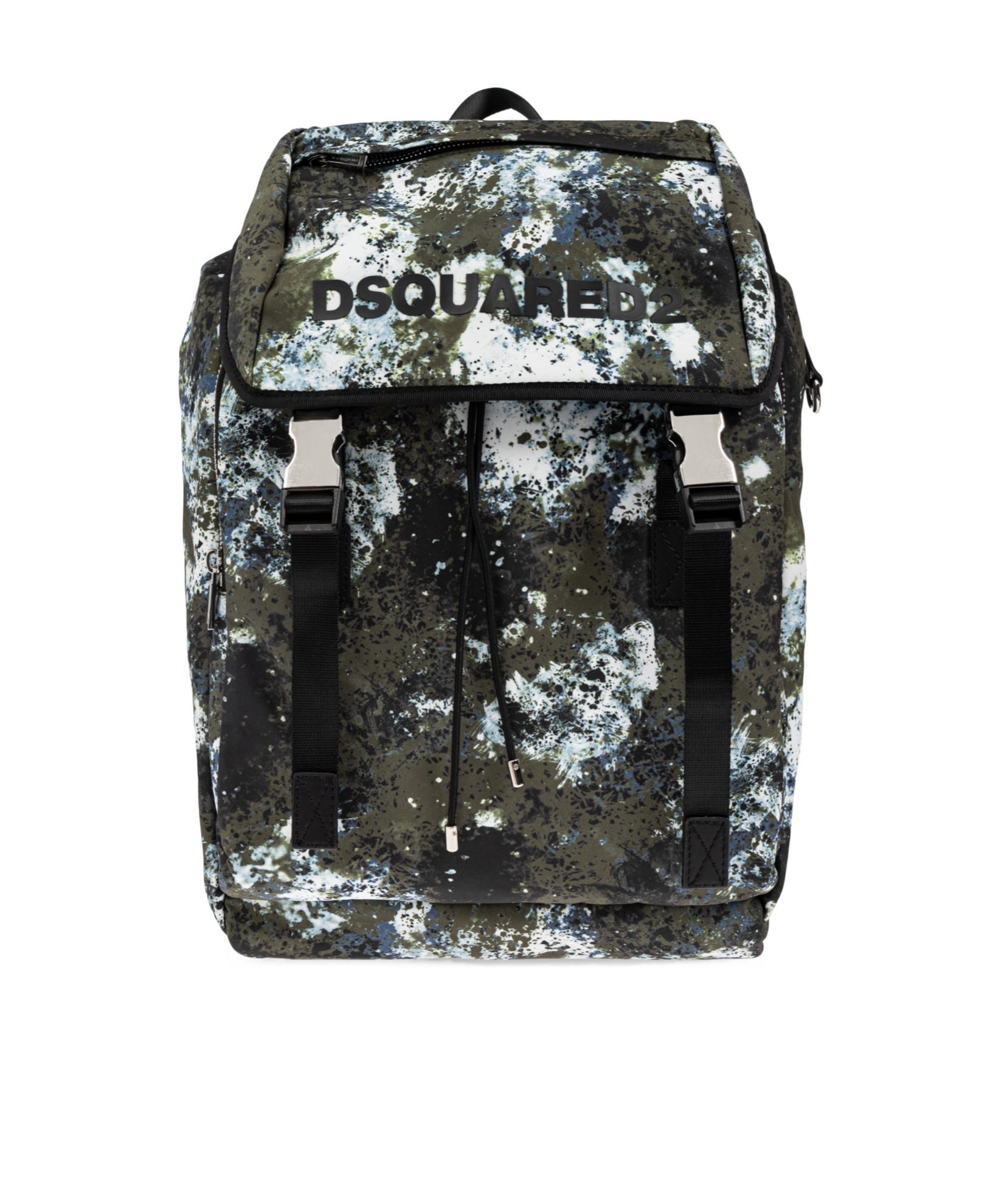 Dsquared2 Printed Backpack In Black | ModeSens