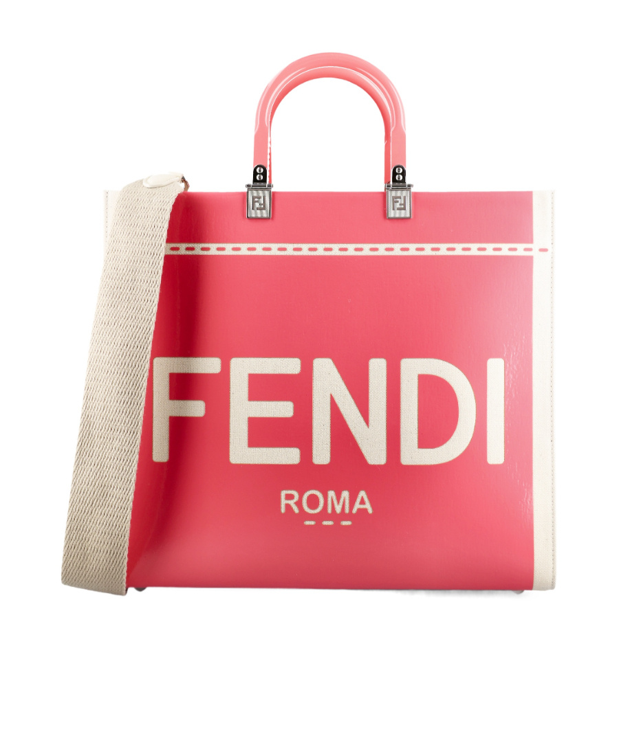 Fendi Logo-print Tote Bag In Pink | ModeSens
