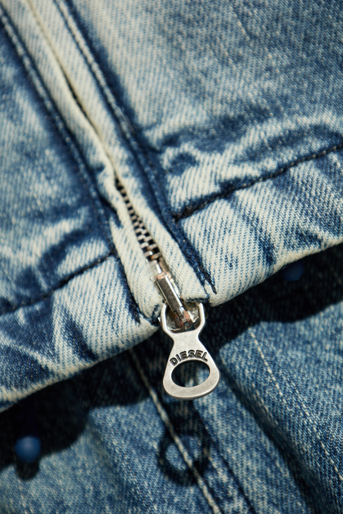Diesel Washed-denim Jacket In Blue | ModeSens