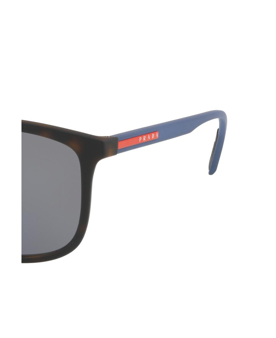 Prada Linea Rossa Logo Sunglasses In Gray | ModeSens