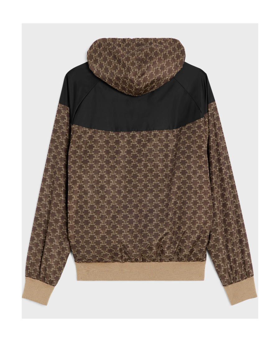Celine Logo Casual Jacket In Brown | ModeSens