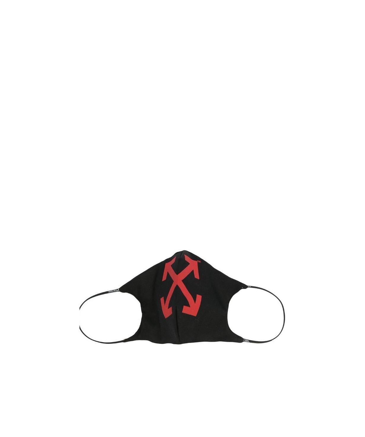 Off-white Arrow Face Mask In Black | ModeSens