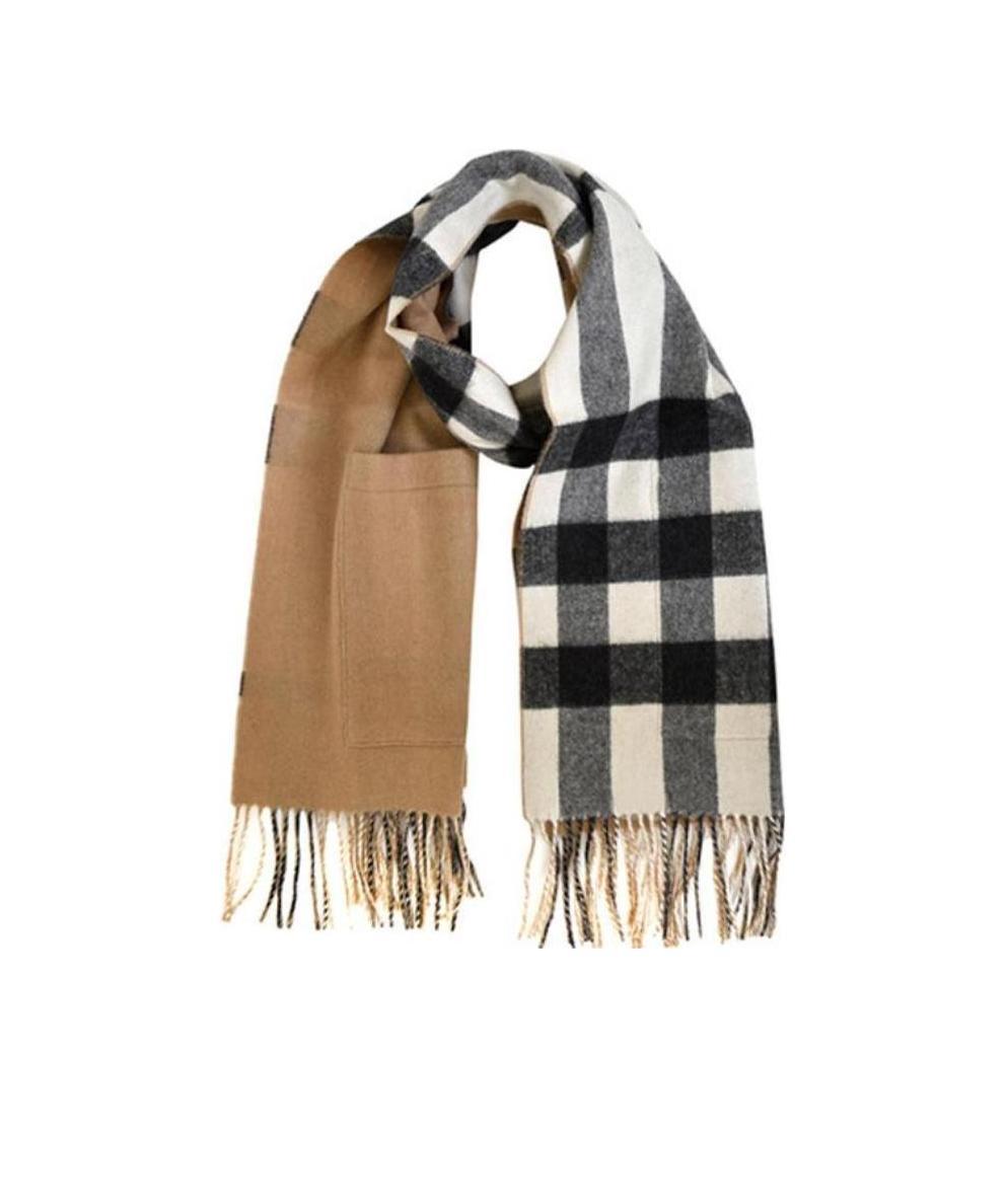 Burberry Plaid Scarf In Multicolor | ModeSens