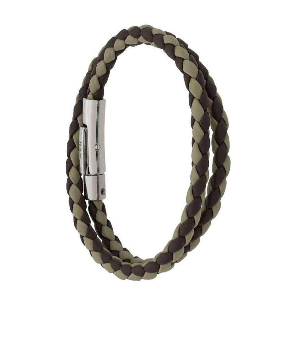 Tod's Two-tone Weave Wrap Bracelet In Multicolor | ModeSens
