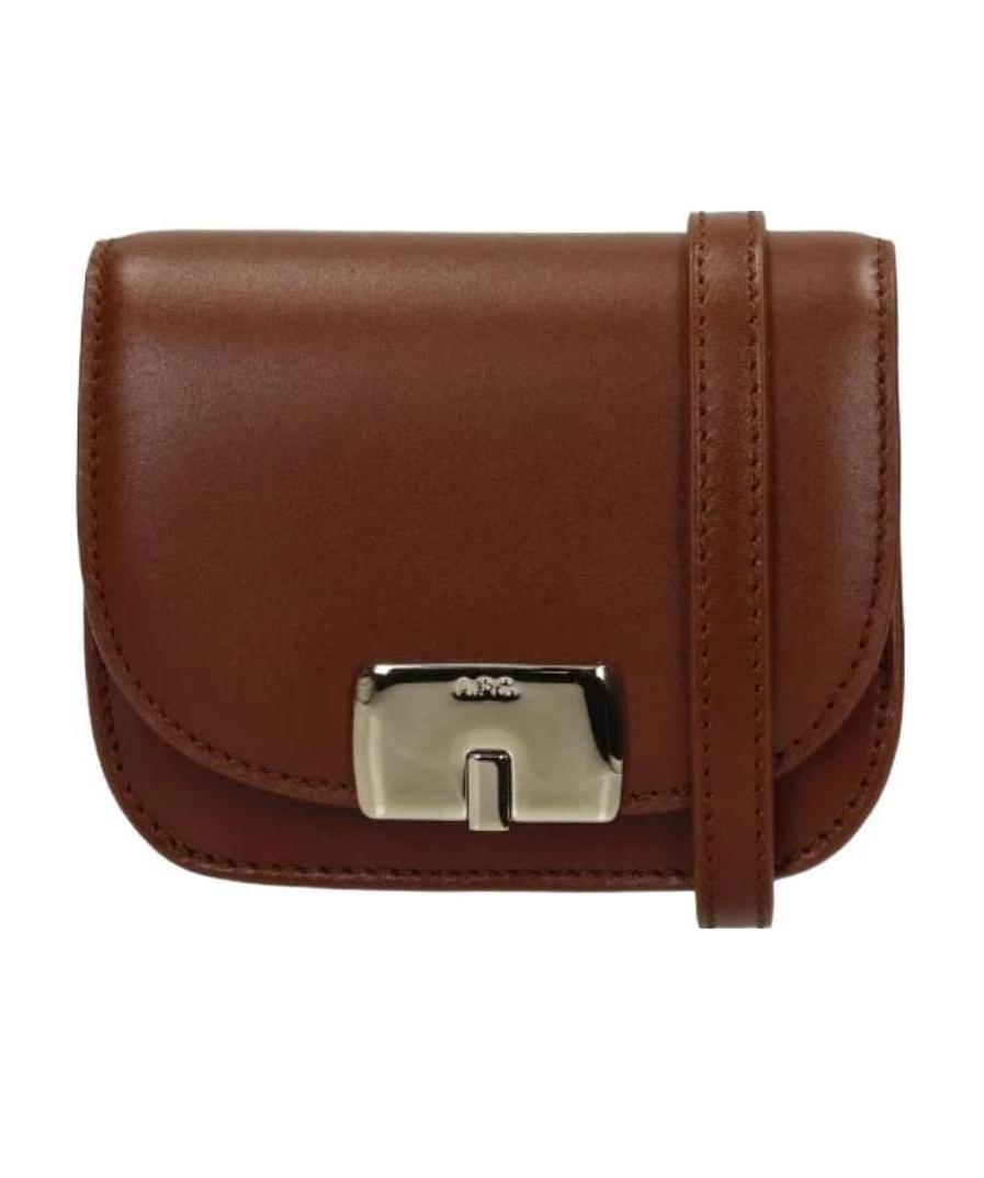 Apc Leather Crossbody Bag In Brown | ModeSens