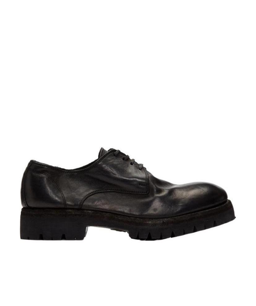 Guidi Logo Business Casual Shoes In Black | ModeSens